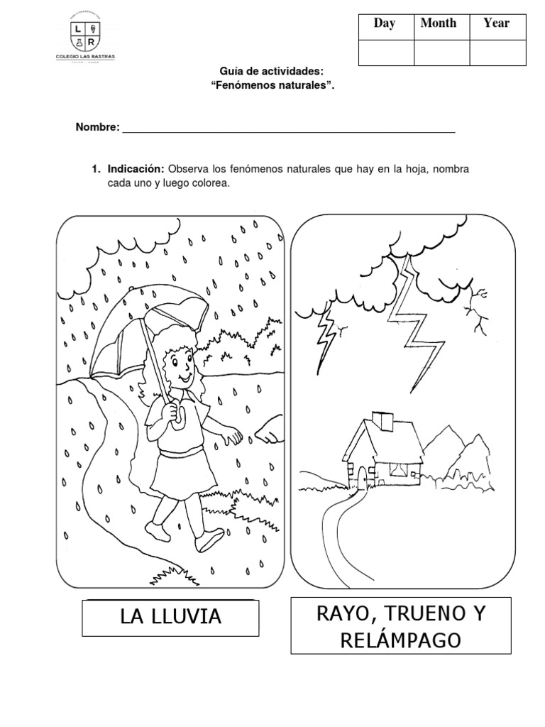 Guía Fenómenos Naturales | PDF | Ciencia y matemáticas