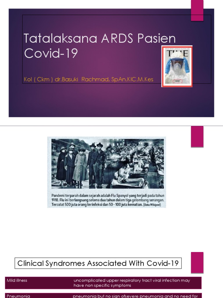 Presentasi Dr. Basuki Rachmad, Sp. An. KIC | PDF | Intensive Care ...