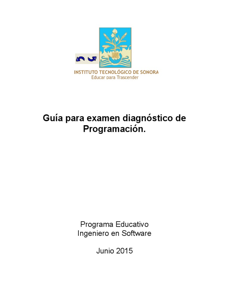 Guia Examen Diagnostico Pseint | PDF | Algoritmos | Programación de computadoras