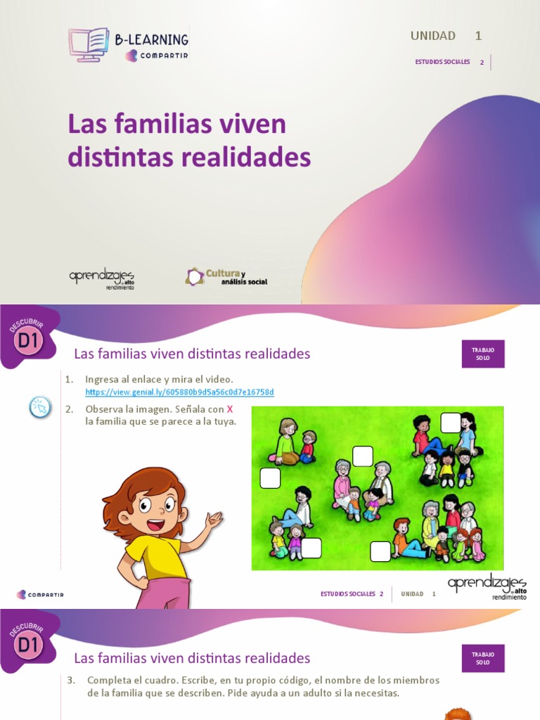 S2 U1 P16 17 Las Familias Viven Distintas Realidades | PDF