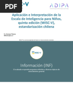 Informe Ejemplo Wisc V | PDF | Memoria | Memoria de trabajo