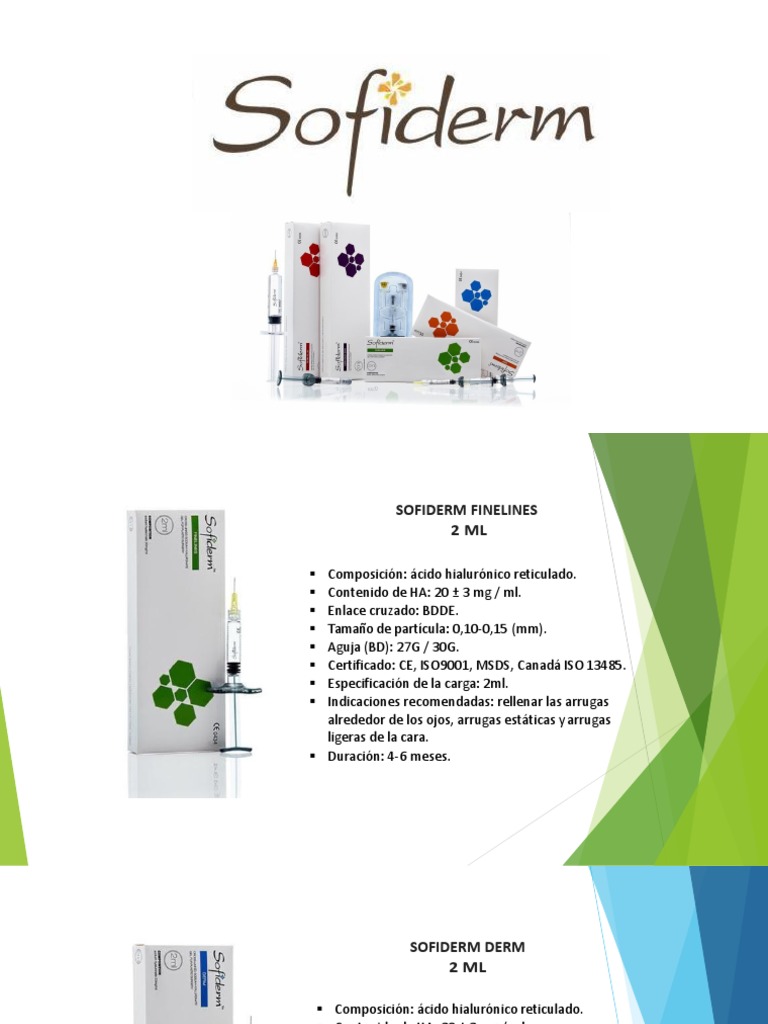 Sofiderm (Ácido Hialuronico) | PDF