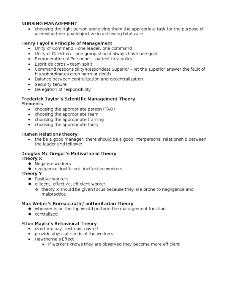 Nursing Management | PDF | Nursing | Patient