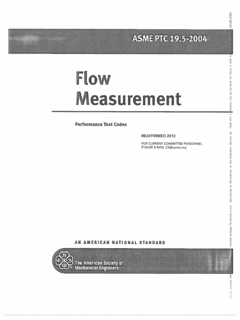 Asme PTC 19.5-2004 | PDF