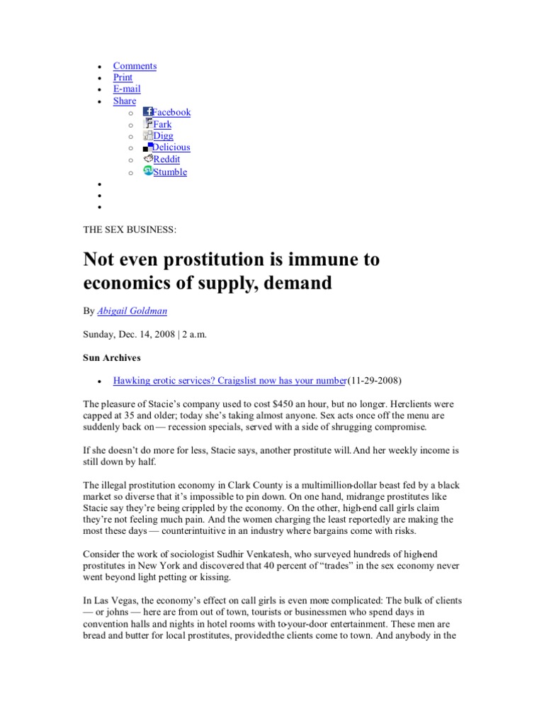 Prostitution | PDF | Prostitution | Economics