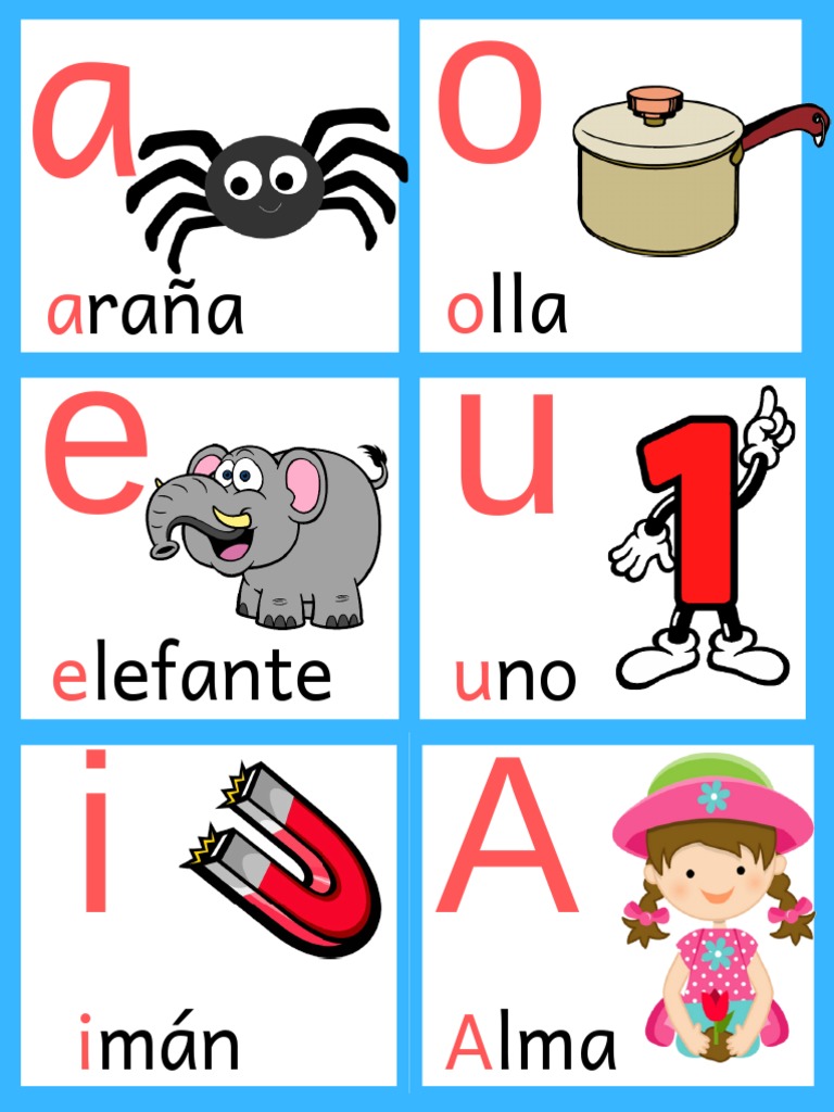 Lotería de Vocales | PDF