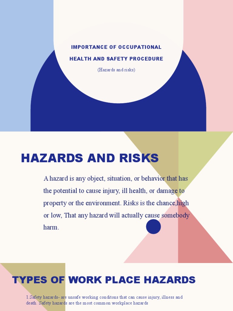Importance of Occupational Health and Safety Procedure | PDF | Hazards ...