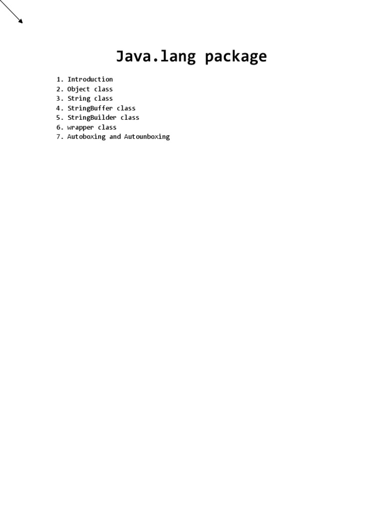 Java - Lang Package by Durga Sir | PDF | Method (Computer Programming) | Class (Computer ...