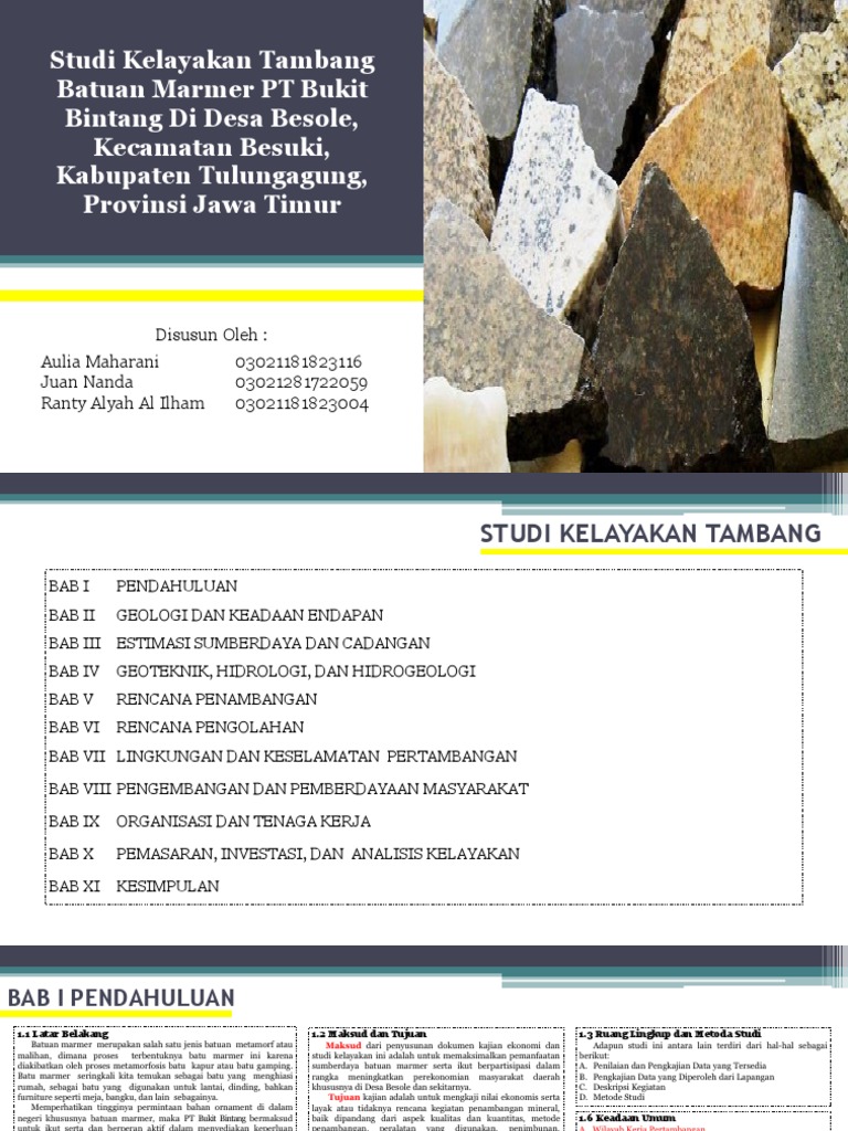 Batuan Marmer - Aulia, Juan, Ranty - Indralaya | PDF