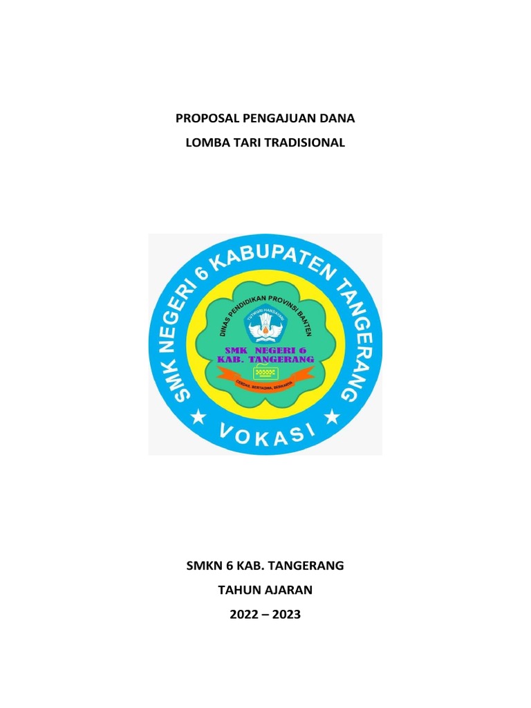 Contoh Proposal Pengajuan Dana Sanggar Tari | PDF Contoh Proposal Pengajuan Dana Sanggar Tari | PDF