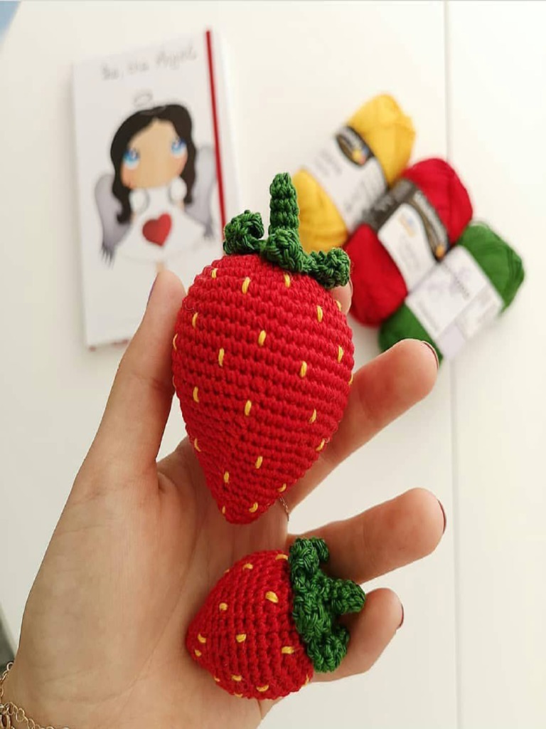Strawberry Amigurumi Free Pattern | PDF