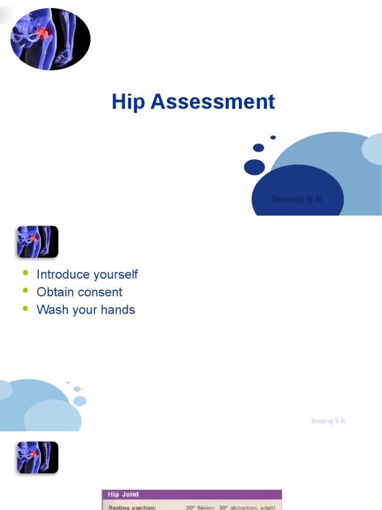 Hip Assessment SRS | PDF | Pelvis | Hip