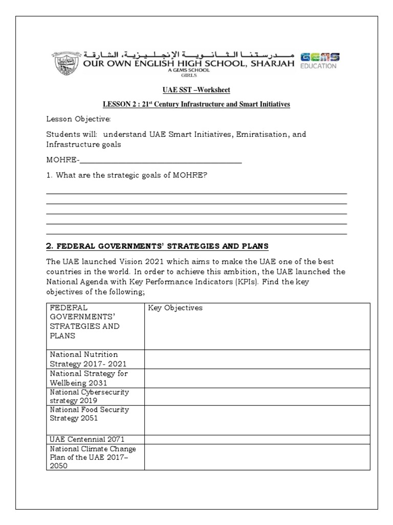 OOS - 2021 - 22 - UAE SST TERM 3 - LESSON 2 - 21st Century ...