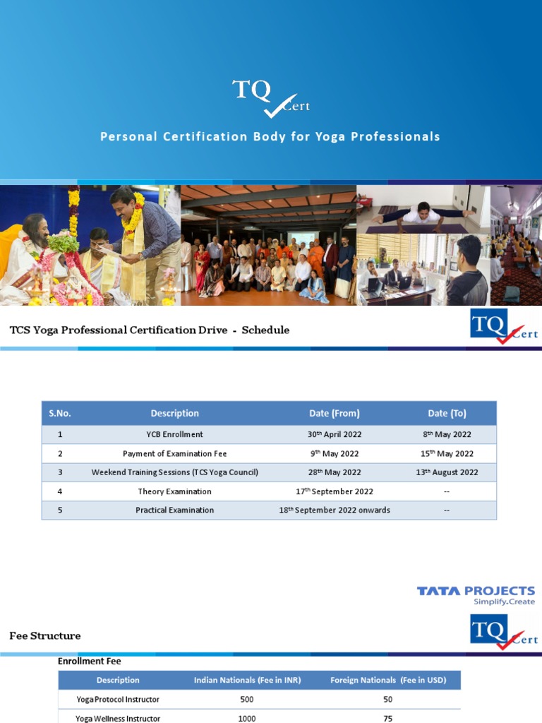 YCB Yoga Certification Registration Guide | PDF | Career & Growth ...