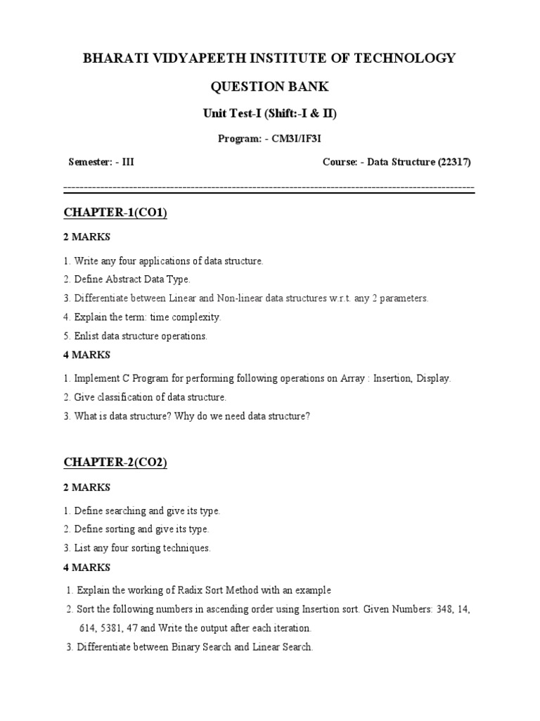 IoTMumbai DSU QB 070818 | PDF | Computer Engineering | Computer Science