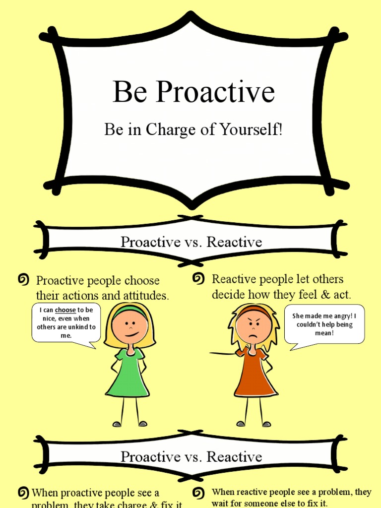 Be Proactive | PDF