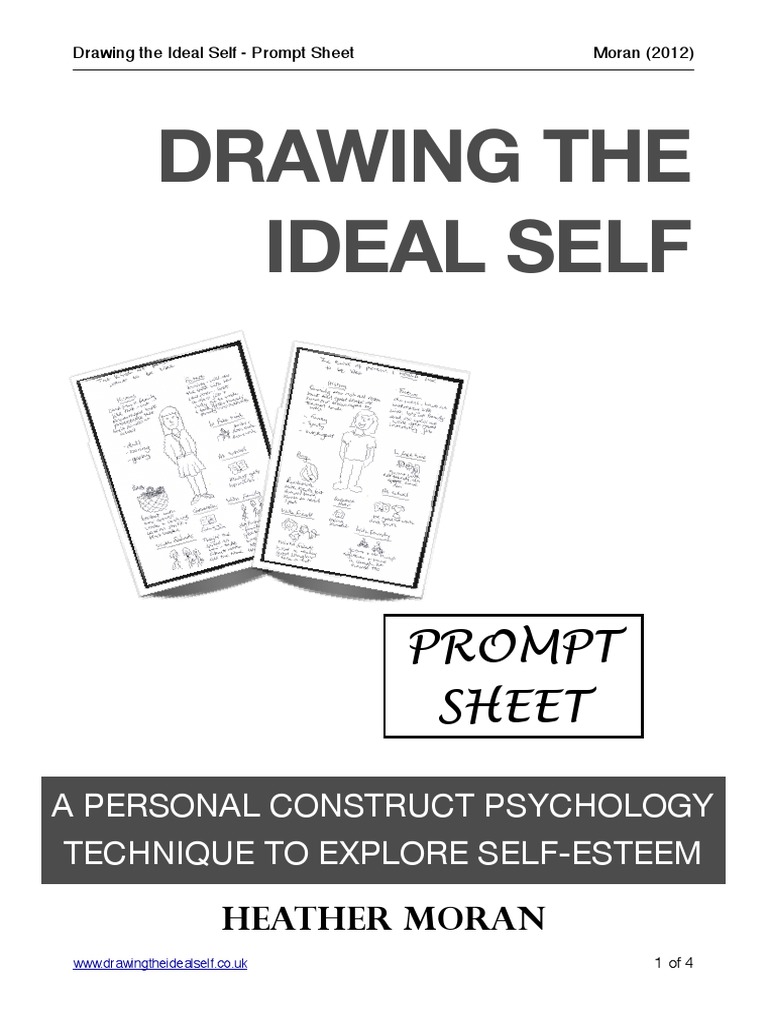 Drawing The Ideal Self Prompt Sheet | PDF | Self Esteem | Drawing