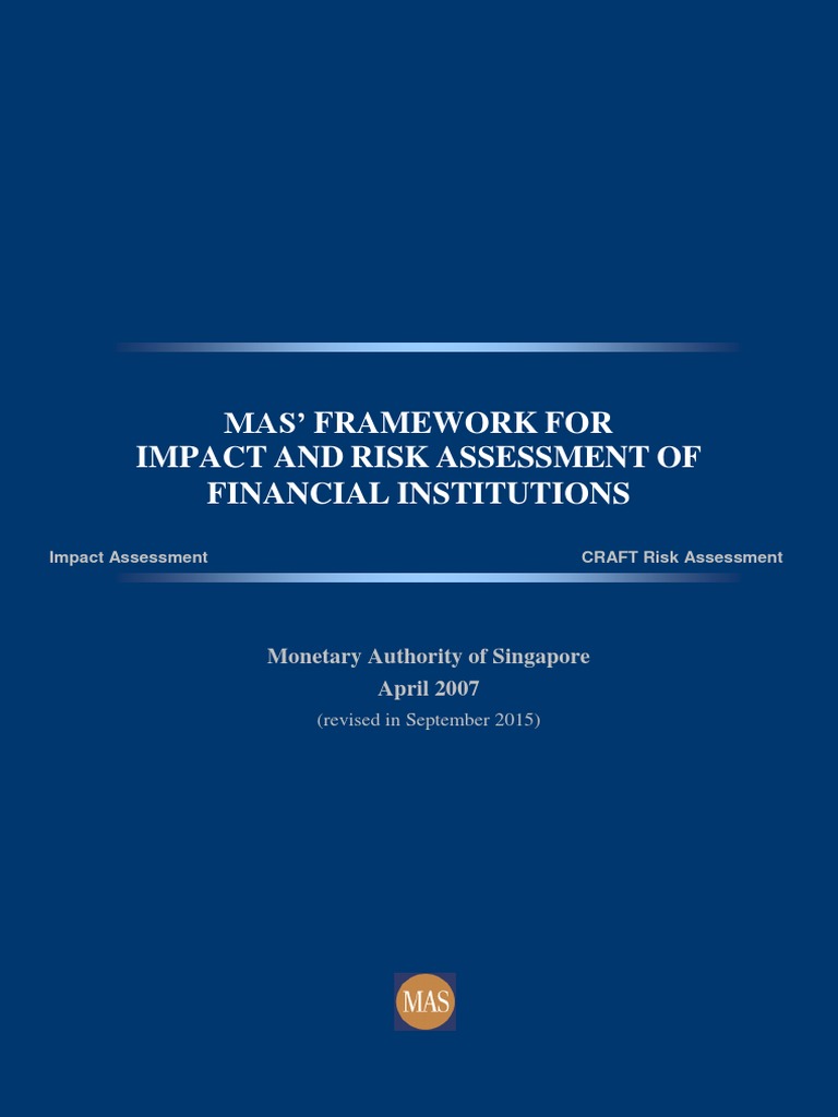 MAS Impact & Risk Framework Guide | PDF | Risk | Banks