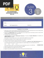 Imo Sample Paper Class-2 2025-26 | PDF | Mathematics