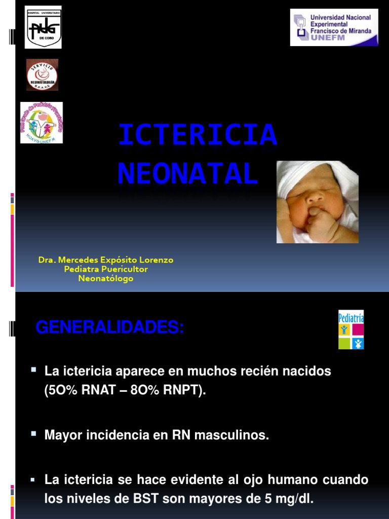 Diagnóstico y Manejo de Ictericia Neonatal | PDF | Especialidades ...