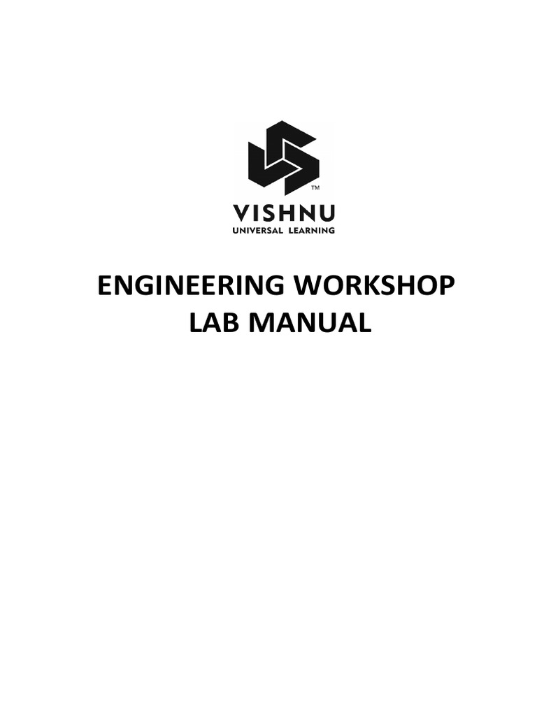 Engineering Workshop Lab Manual | PDF | Forging | Forge Engineering Workshop Lab Manual | PDF | Forging | Forge