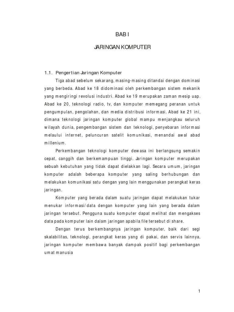 Modul 2 Pengenalan Jaringan Komputer | PDF
