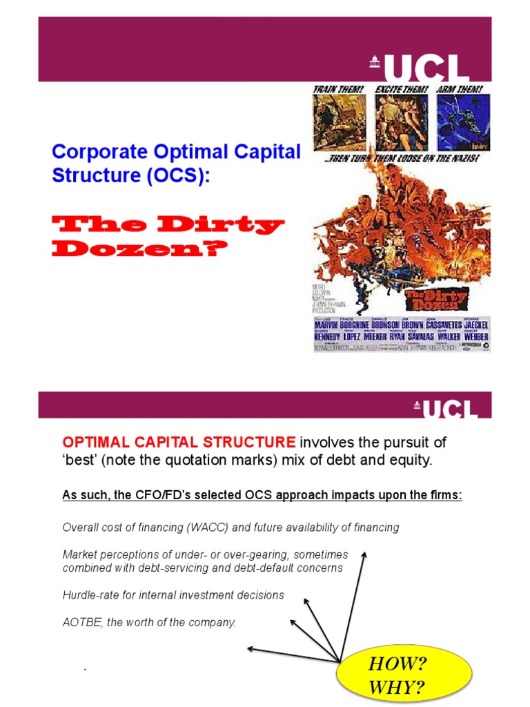 CFS Lecture 3 Part 2 | PDF | Debt | Capital Structure CFS Lecture 3 Part 2 | PDF | Debt | Capital Structure