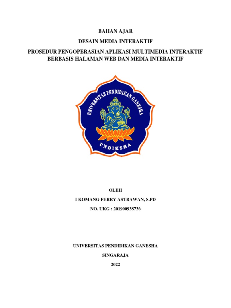 Prosedur Aplikasi Multimedia Interaktif | PDF | Karier & Perkembangan | Seni
