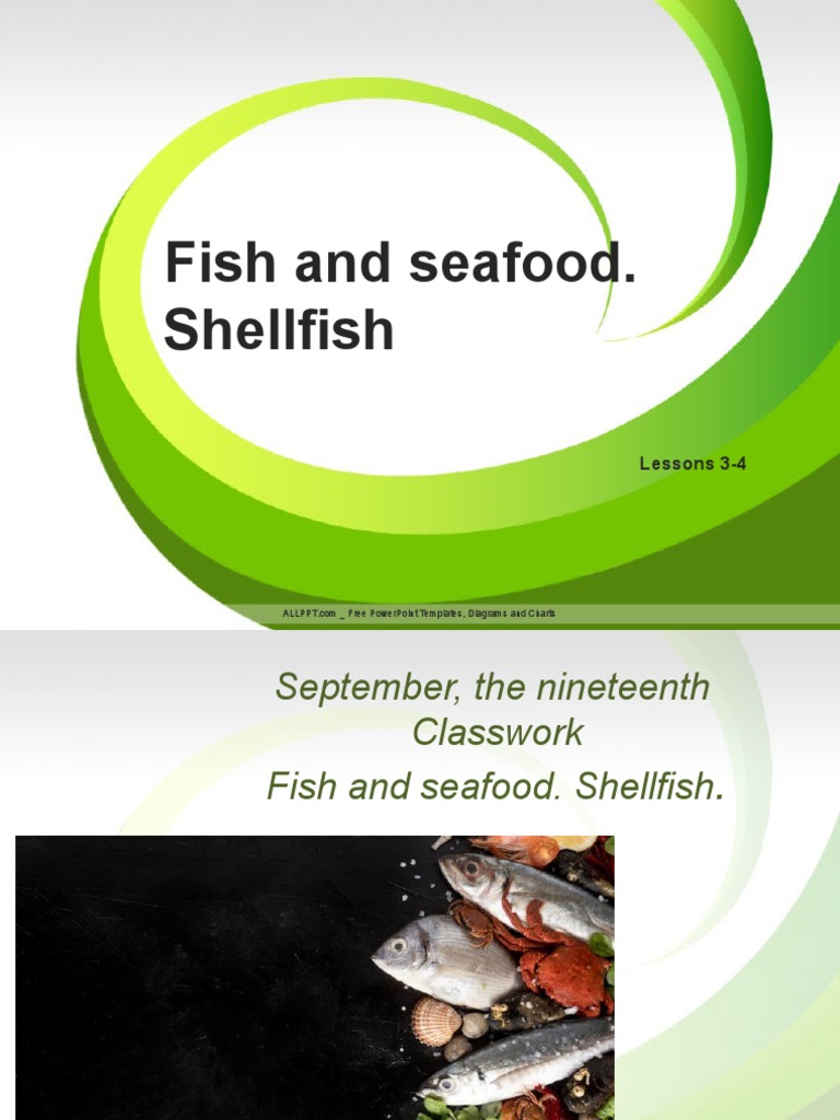 Fish and seafood 3-4 профанг | PDF | Shellfish | Seafood
