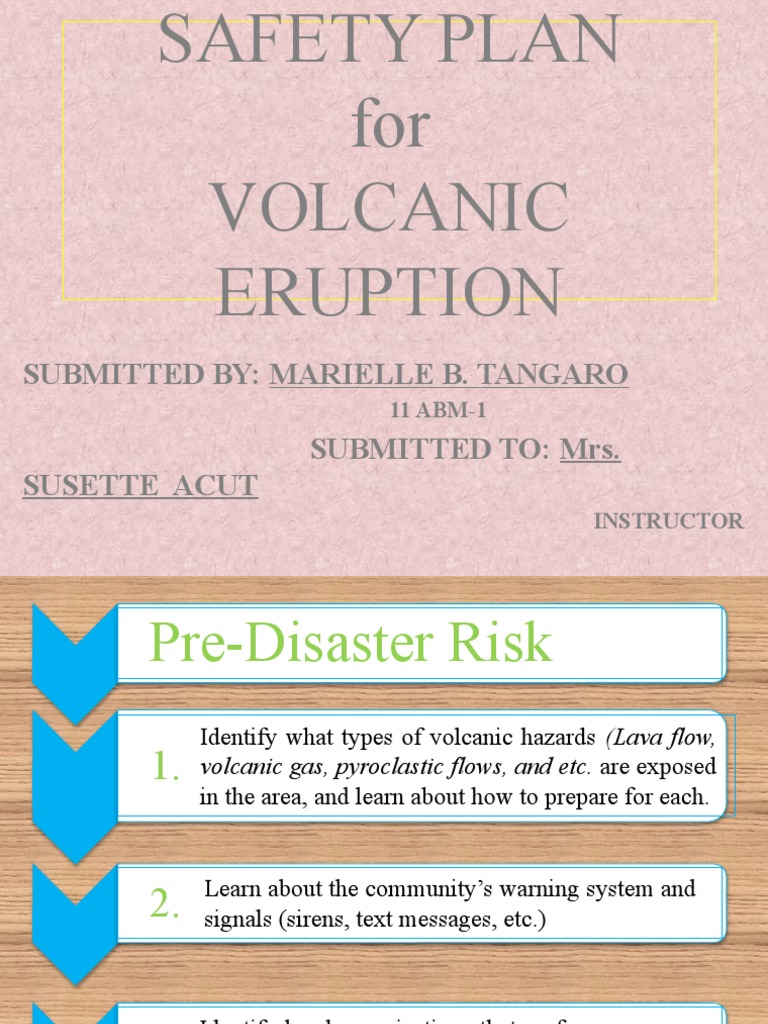 Safety Plan | PDF | Volcano | Emergency Evacuation