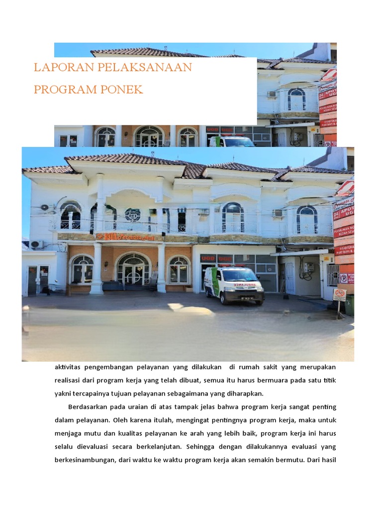 Laporan Pelaksanaan Program | PDF