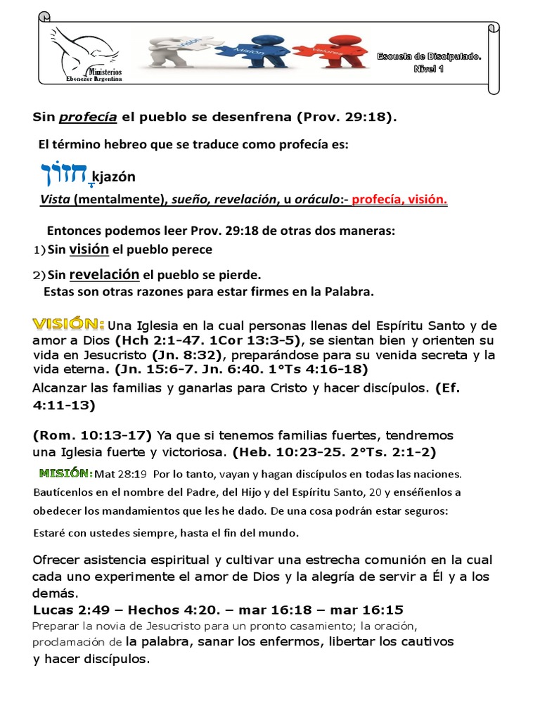 Mision - Vision y Valores. | PDF | Creencia religiosa y doctrina