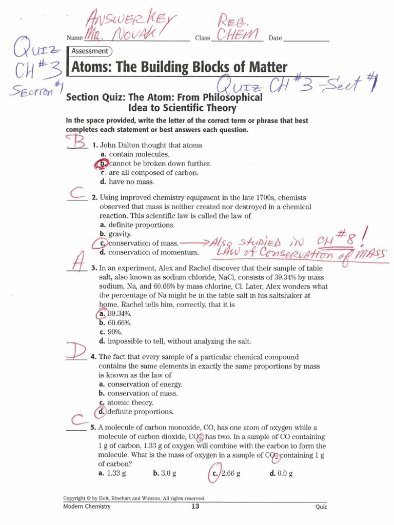 CH 3 - QUIZZES For Sections 1-2-3aa | PDF