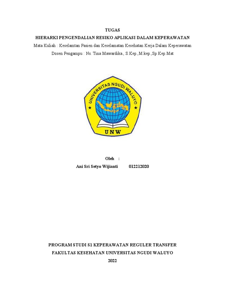 Ani Sri Setyo - K3 Teori Hirarki | PDF