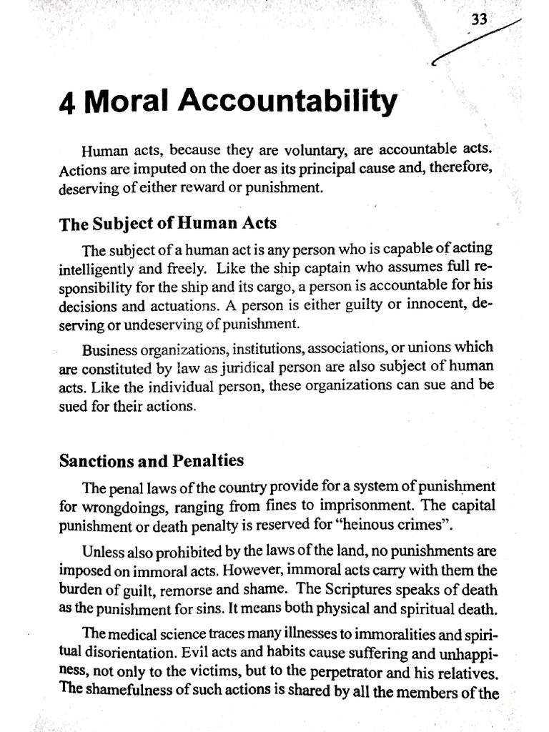 4 Moral Accountability | PDF