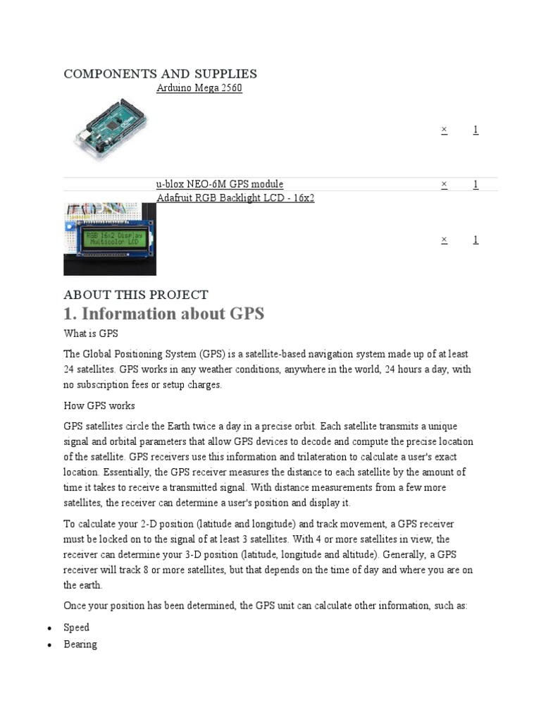 Gps Arduino Coding | PDF | Arduino | Computer Hardware