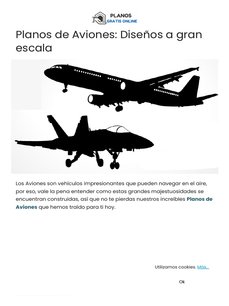 1 Planos de Aviones - Diseños A Gran Escalax | PDF | Aeronave | Avión