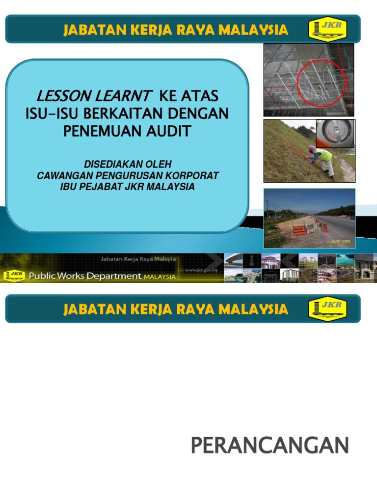 Lesson Learnt From JKR Project Presentation | PDF