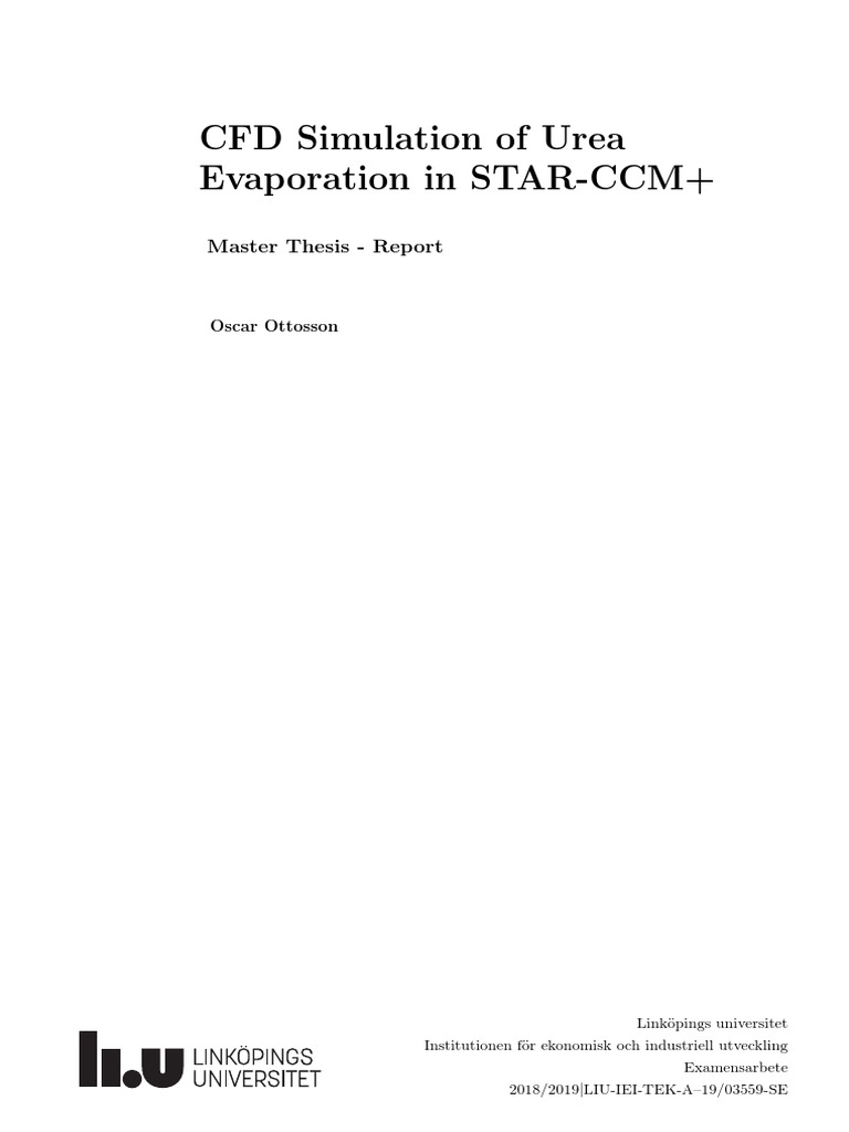 STAR-CCM | PDF | Exhaust Gas | Fluid Dynamics
