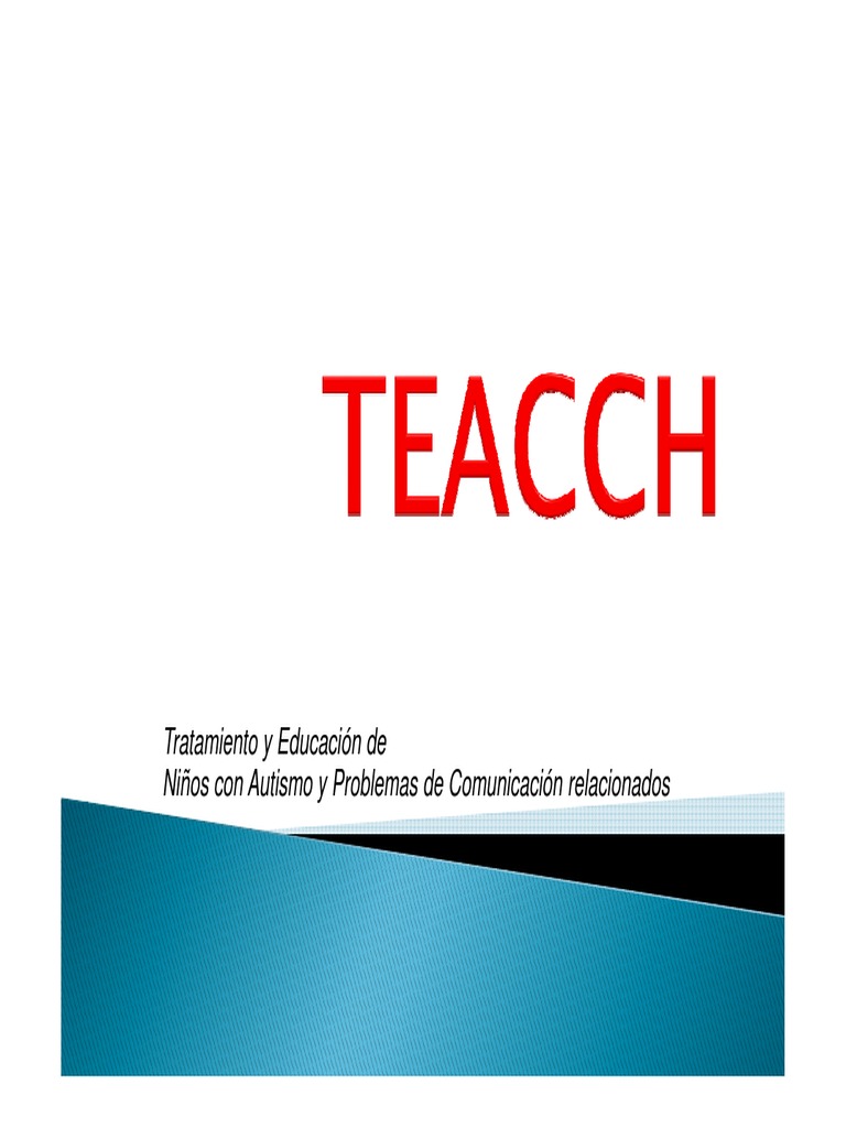 Teacch Power | PDF | Aprendizaje | Método de enseñanza