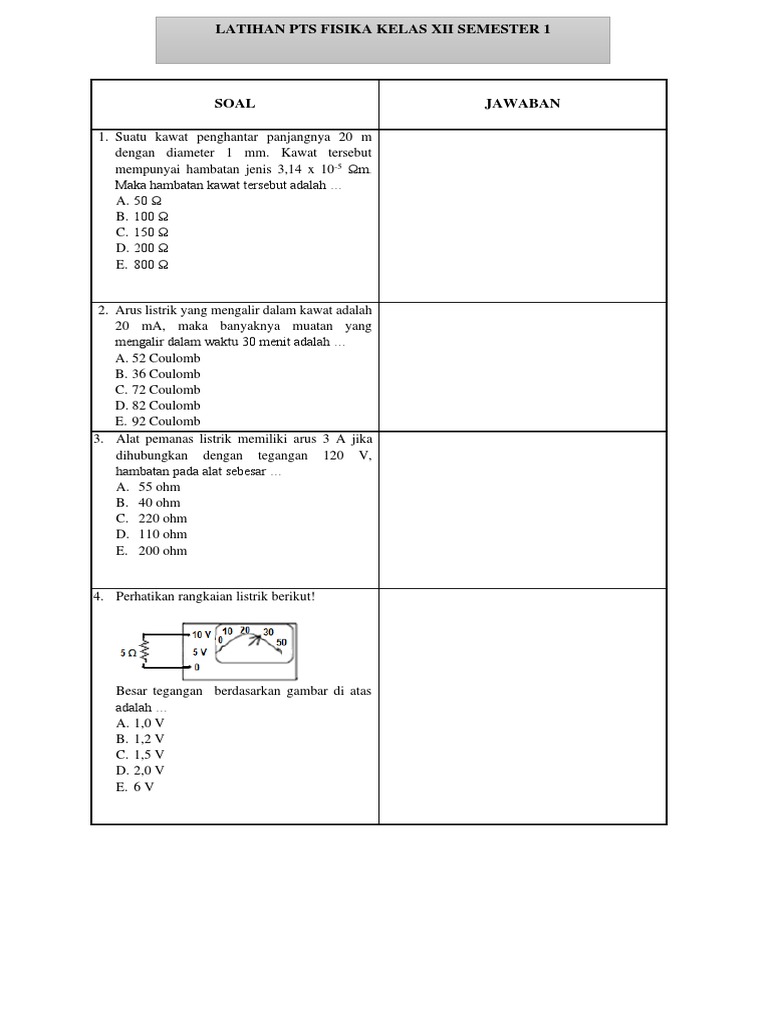 Physic Exercise | PDF