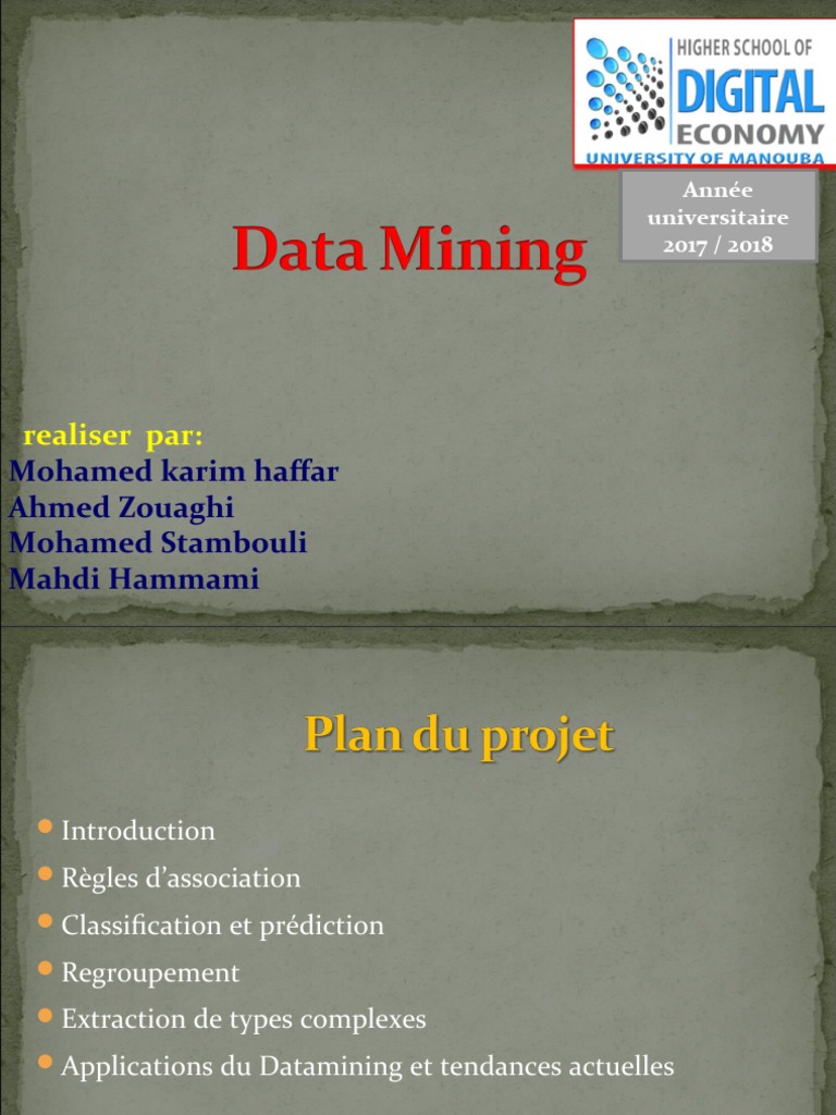 Cours Data Mining | PDF | Minage des données | Informatique