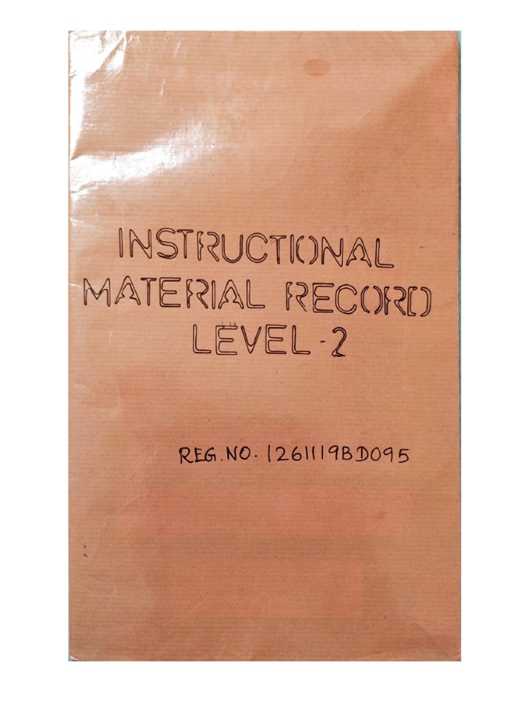 Instructional Material Record Level 2 Pages 1-26 - Flip PDF Download ...