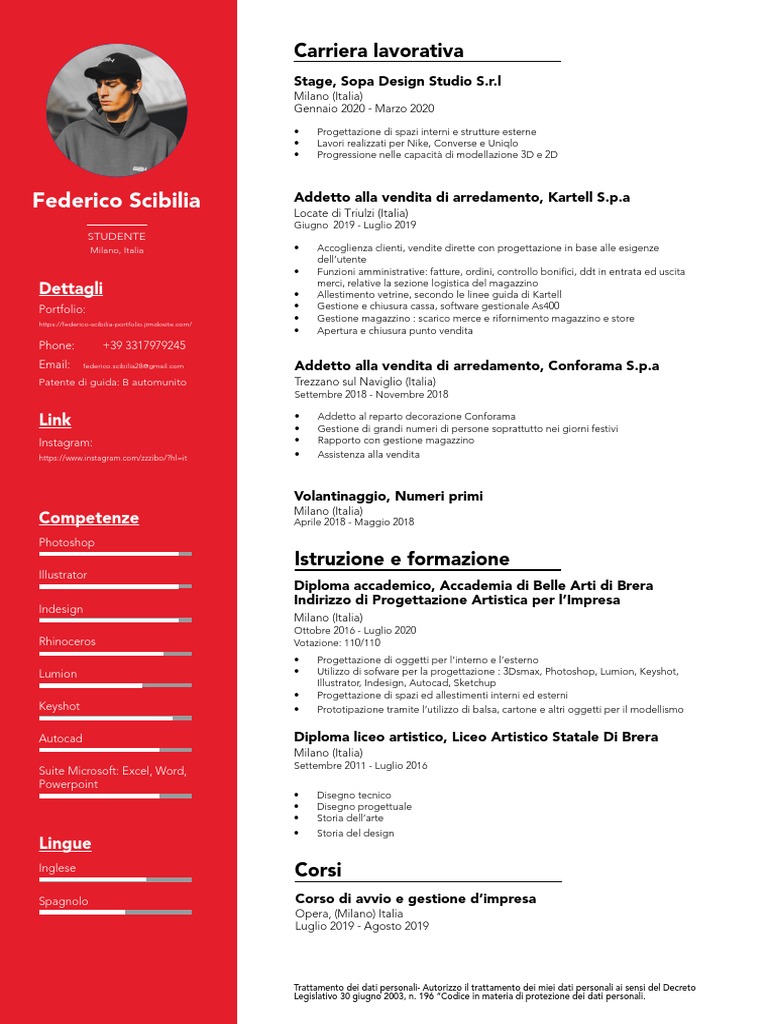 Federico Scibilia-CV 2021 | PDF