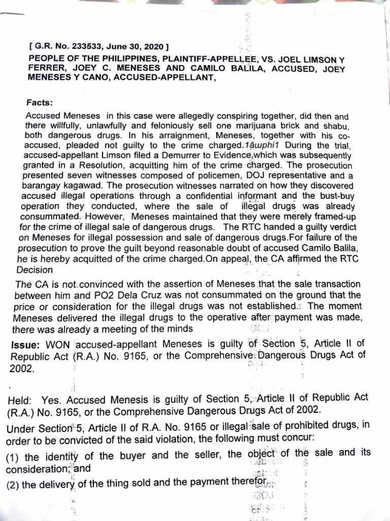 53 People VS Limson | PDF | Legal Procedure | Justice