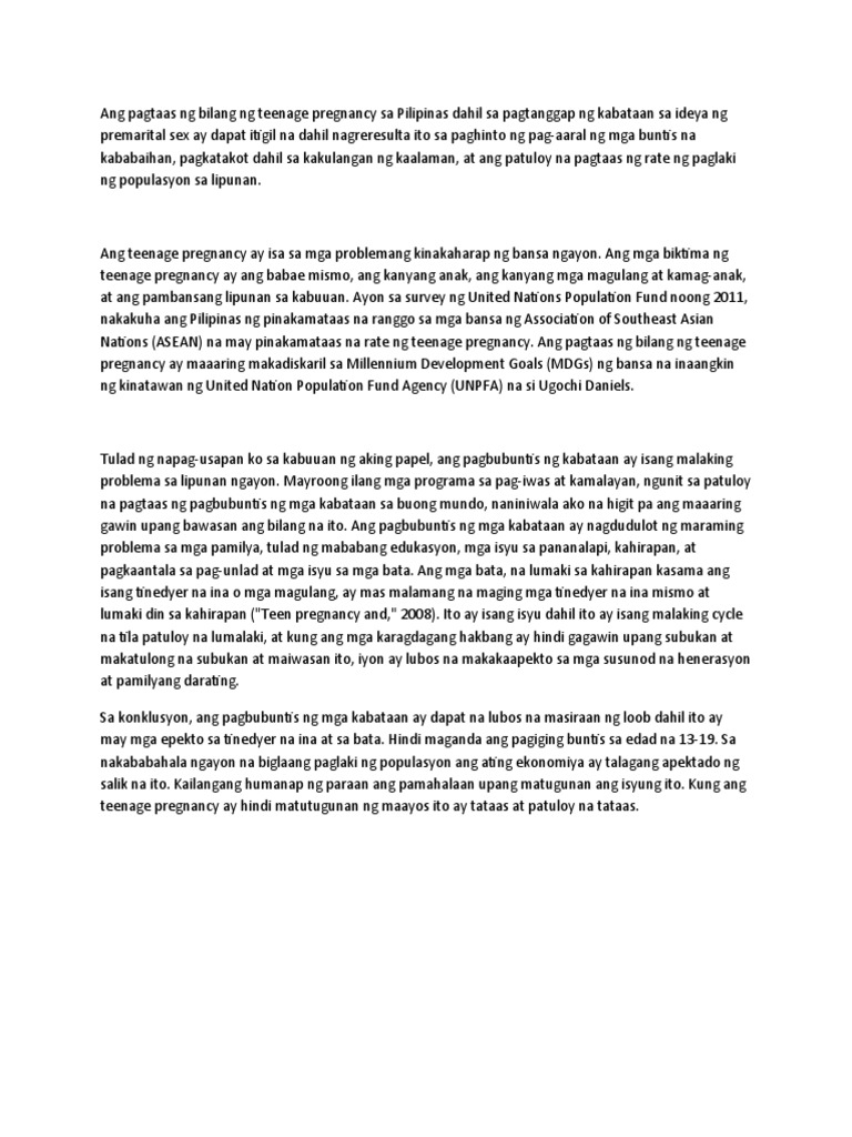 Position Paper Filipino | PDF