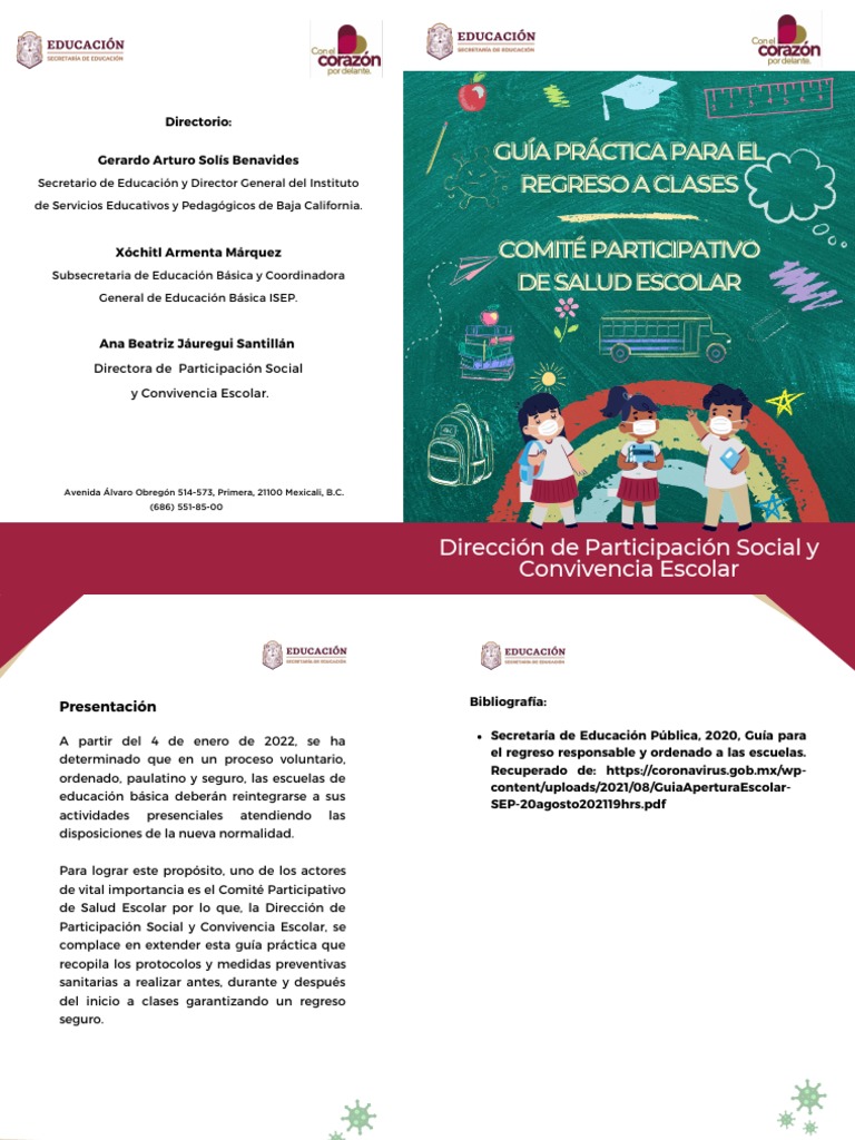 Guia Practica para El Regreso A Clases | PDF | Enfermedades y ...