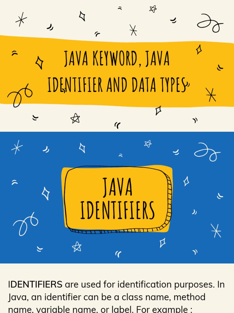 Week 2 Java | PDF | Variable (Computer Science) | Reserved Word
