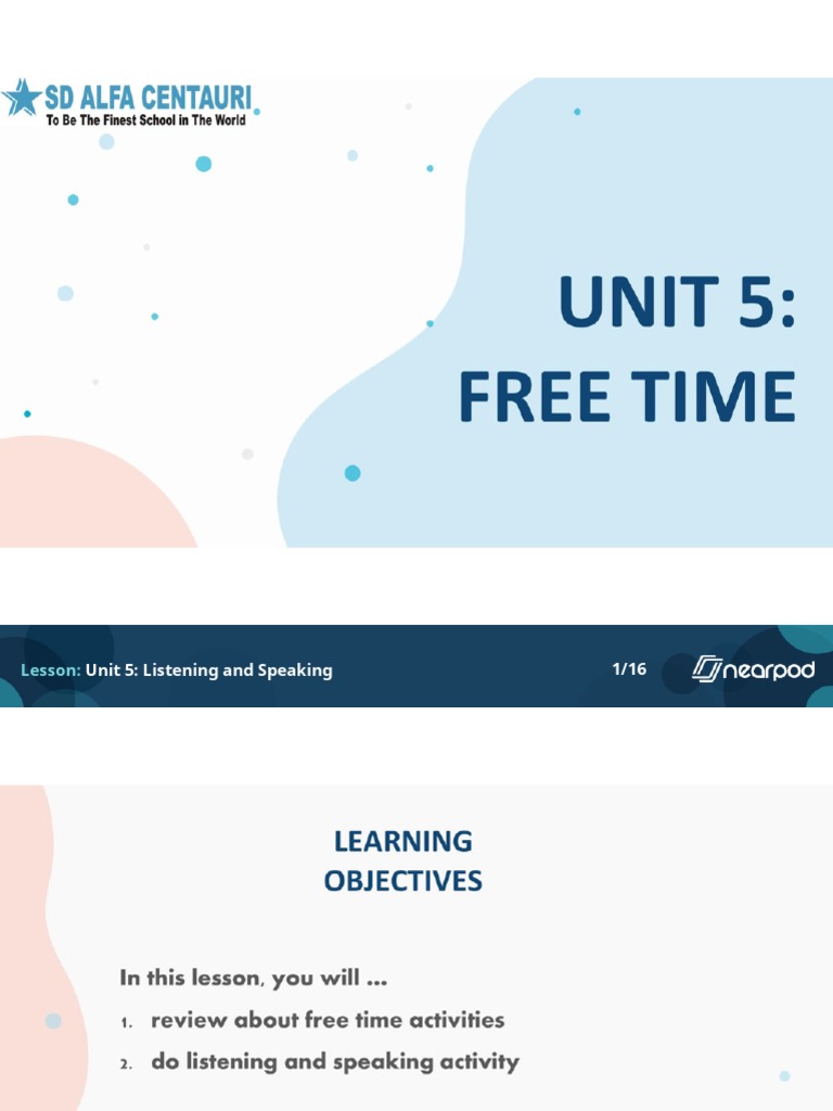 Unit 5 Listening And Speaking Pdf