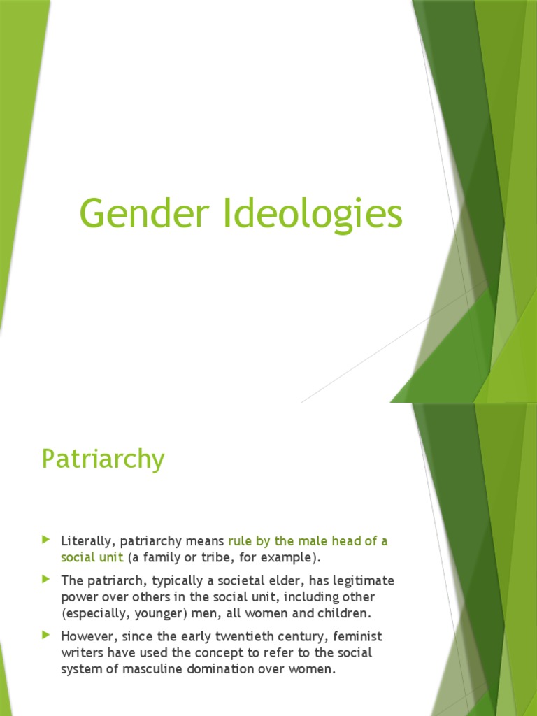 Gender Ideologies | PDF | Gender Studies | Feminism